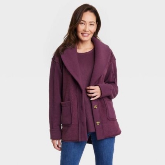 Knox Rose | Jackets & Coats | Nwt Knox Rose Womens Fleece Shawl Collar ...